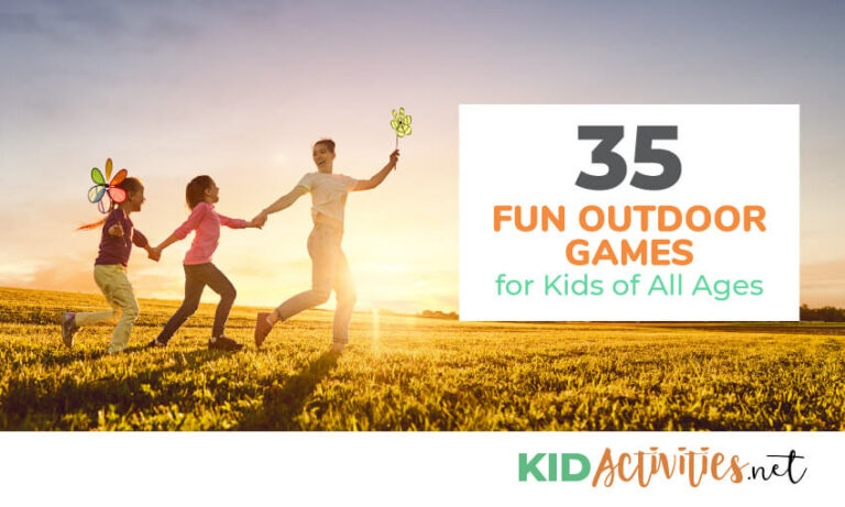 35 Fun Outdoor Games for Kids of All Ages | Outdoor Games | Kid Activities