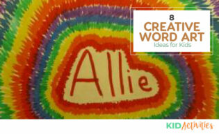 8 Creative Word Art Ideas for Kids - Kid Activities