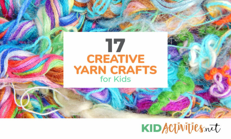 18 Things to do with Yarn - Yarn Crafts for Kids