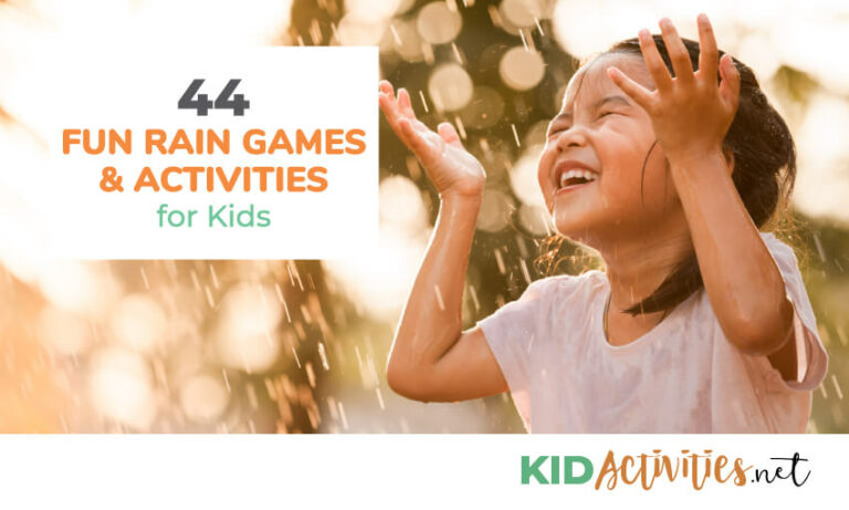 44 Fun Rain Games and Activities for Kids