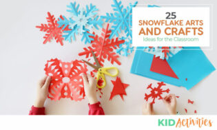 25 Snowflake Craft Ideas for Kids in the Classroom
