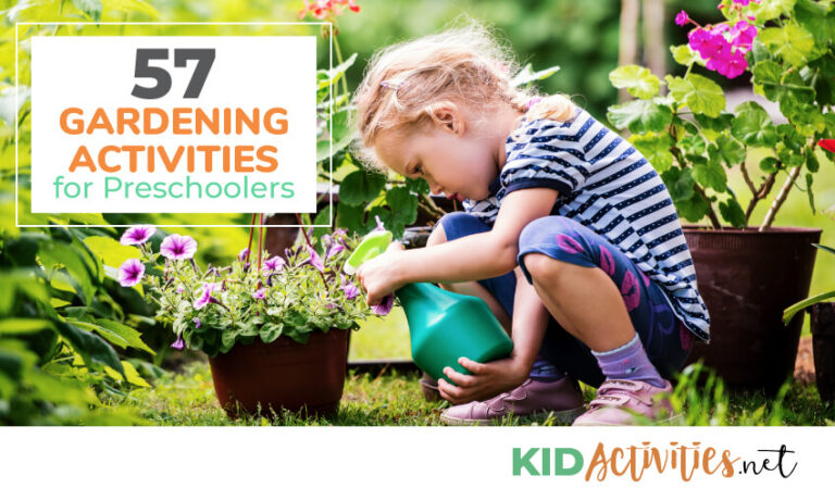 57 Fun Gardening Activities for Preschoolers - Kid Activities
