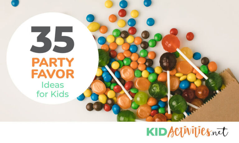 35 Party Favor Ideas for Kids & Party Activity Ideas