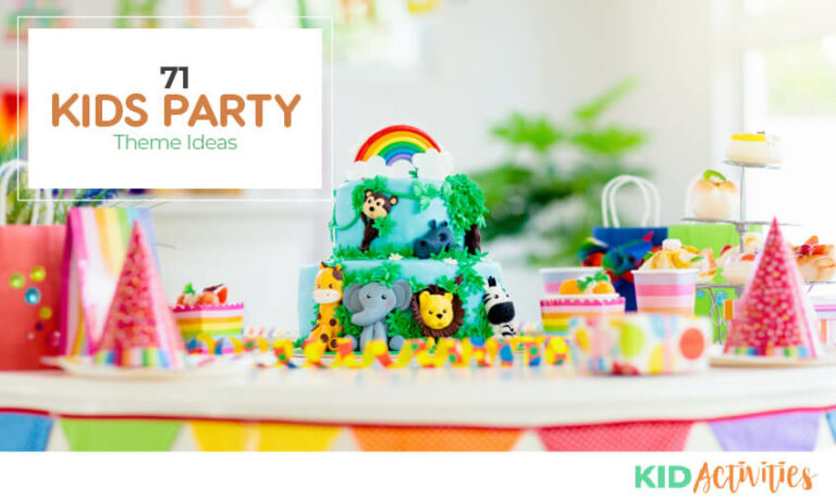 71 Creative Party Theme Ideas for kids | Kid Activities