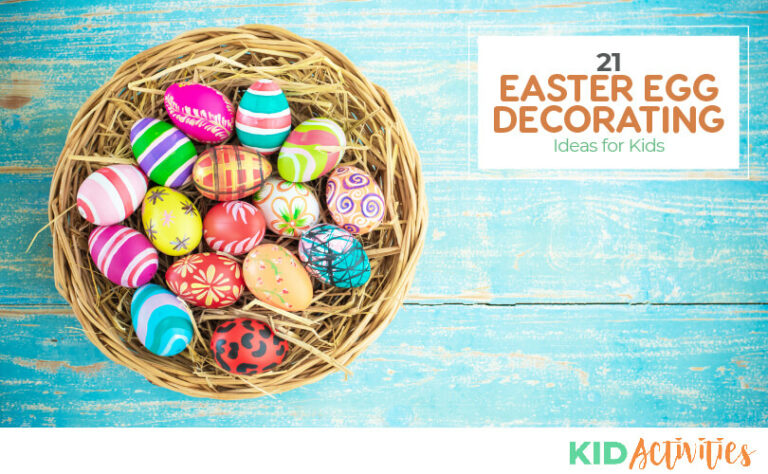 21 Easter Egg Decorating Ideas for Kids