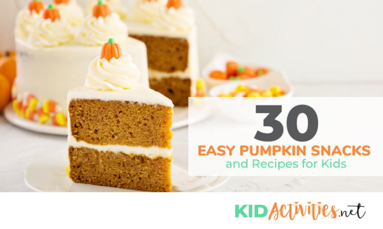 30 Easy Pumpkin Snacks and Recipes for Kids | Kid Activities