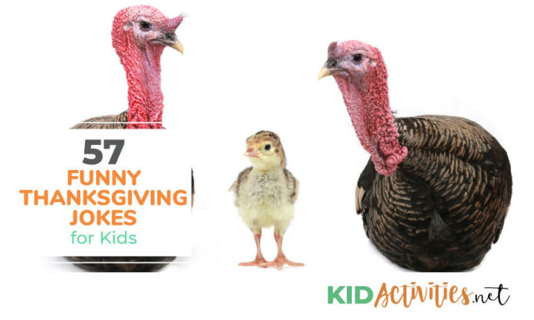 60 Thanksgiving Jokes for Kids (Funny Turkey Jokes) | Kid Activities