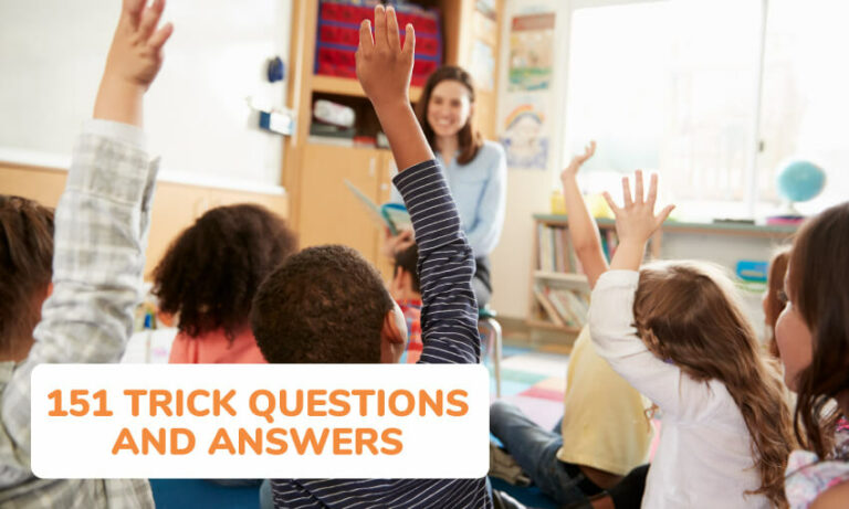 151 Trick Questions for Kids (Tricky Questions with Answers) Kid Activities