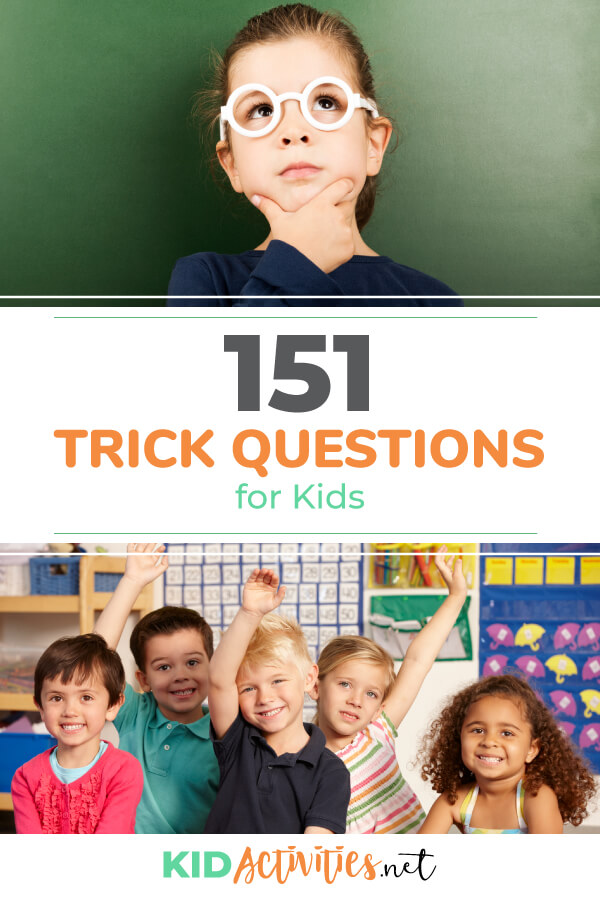 Trick Questions For Kids With Answers Trick Questions For Kids With Answers