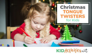 24 Short Christmas Tongue Twisters for Kids - Kid Activities