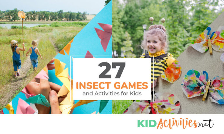 Bug Games: 28 Insect Themed Games & Activities for Preschoolers