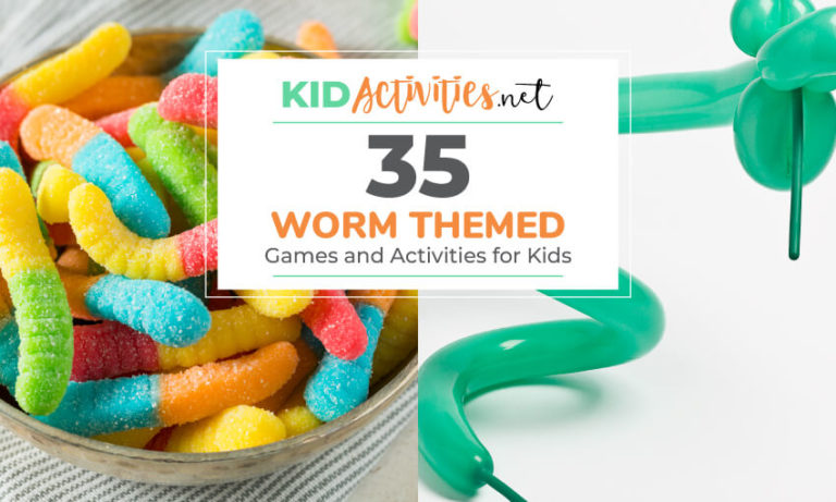 Worm Themed Games and Activities for Kids | Kid Activities