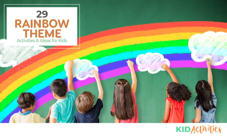 40 Rainbow Games and Theme Learning Activities for Kids