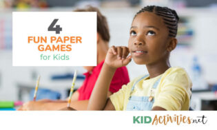 5 Fun Paper Games for Kids to Play
