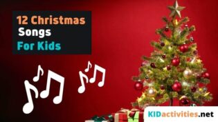 12 Christmas Songs for Kids with Lyrics