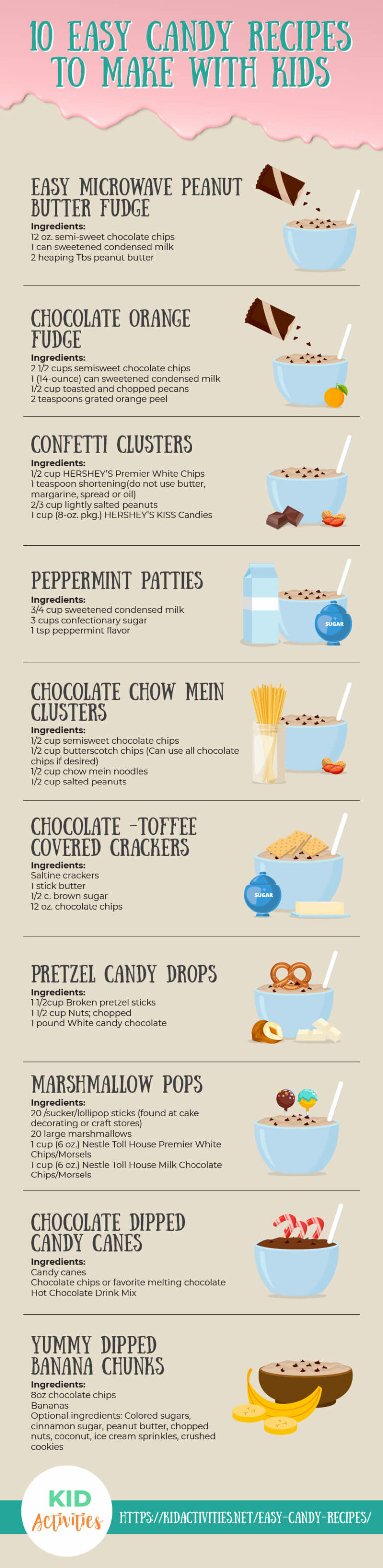 41 Easy Candy Recipes to Make with Kids in the Classroom