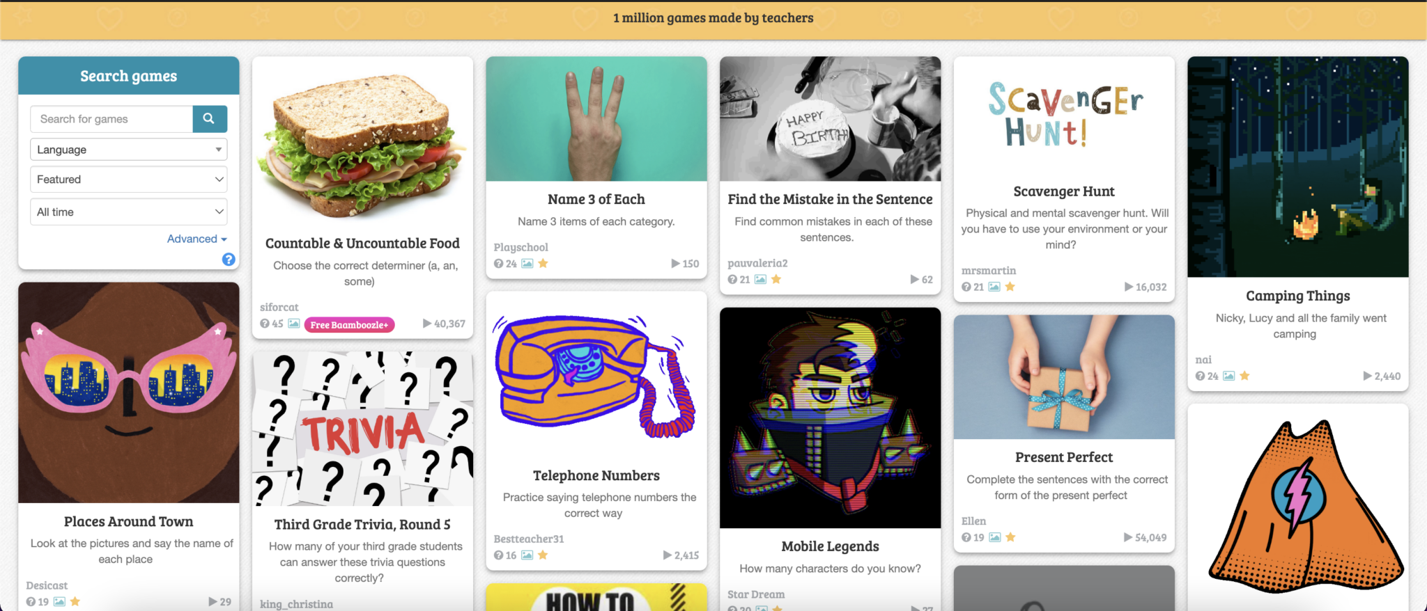 Baamboozle - The complete guide for teachers | Kid Activities