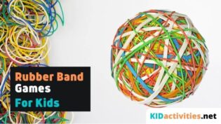 42 Rubber Band Games For Kids - Kid Activities