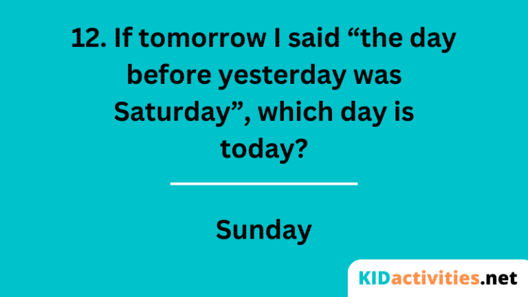 165 Trick Questions for Kids (Tricky Questions with Answers) Kid Activities