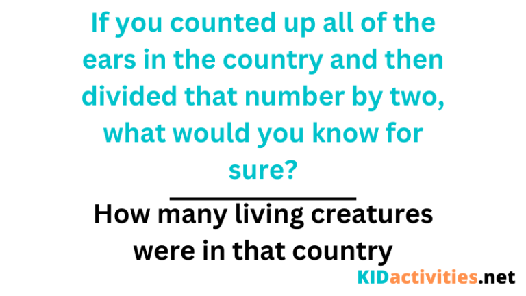 165 Trick Questions for Kids (Tricky Questions with Answers) Kid Activities