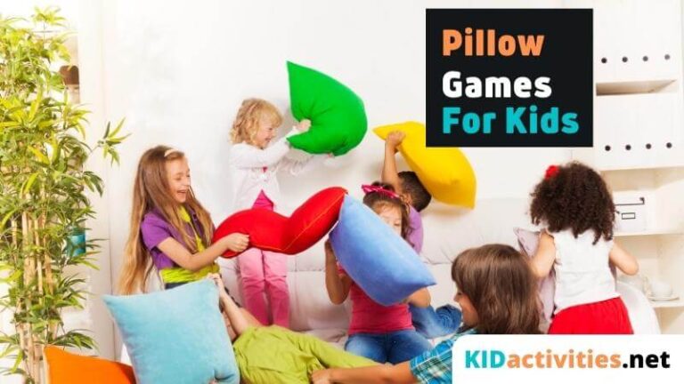 20 Pillow Games for Kids - Kid Activities
