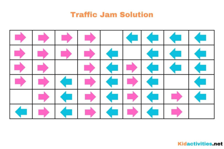 Traffic Jam Game Solution. How to Play